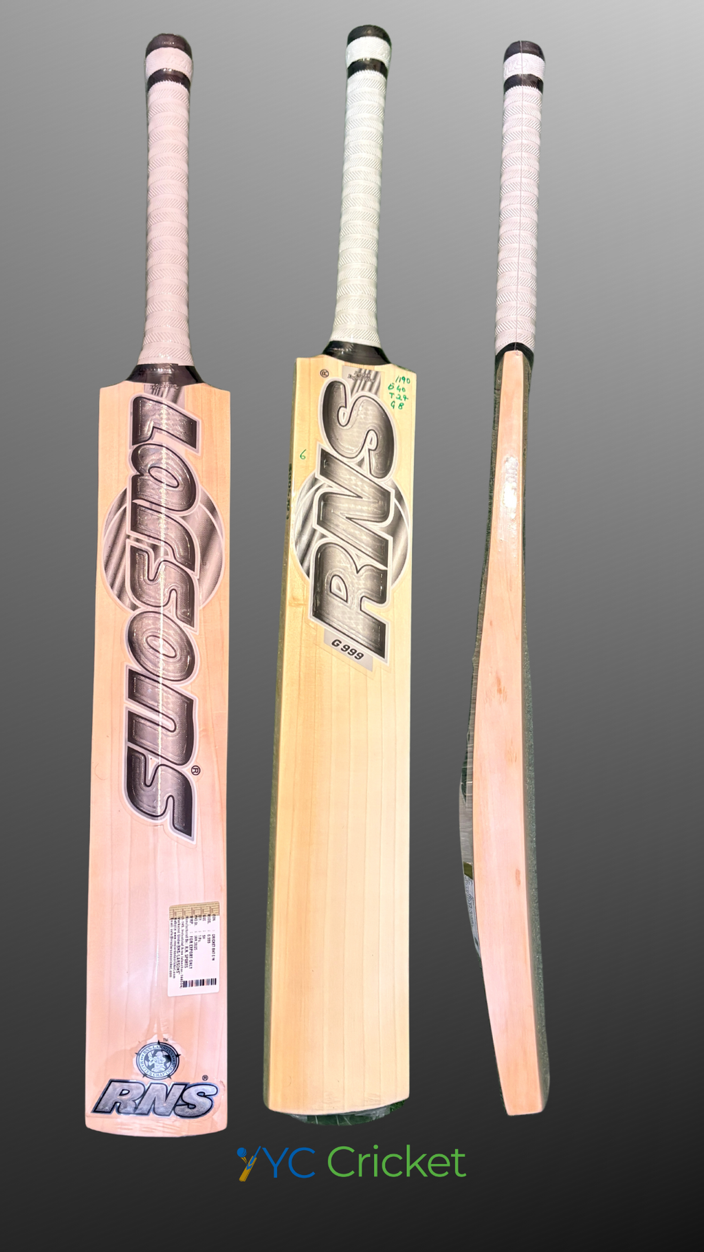 RNS Larson G999 Grade 1+ English Willow Bat